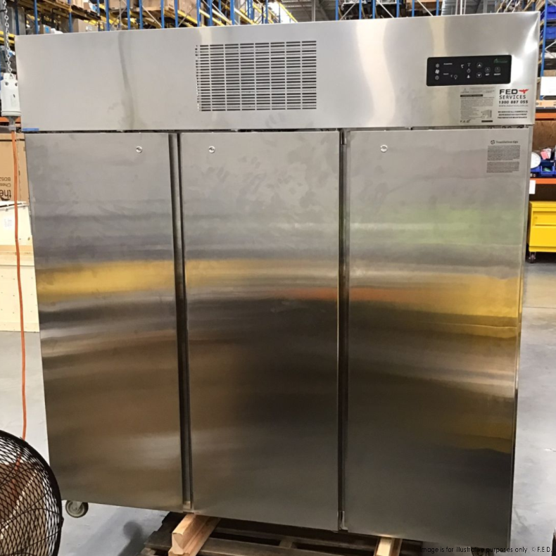 2NDs: Thermaster Three Door SS Upright Storage Freezer - SUF1500-NSW21