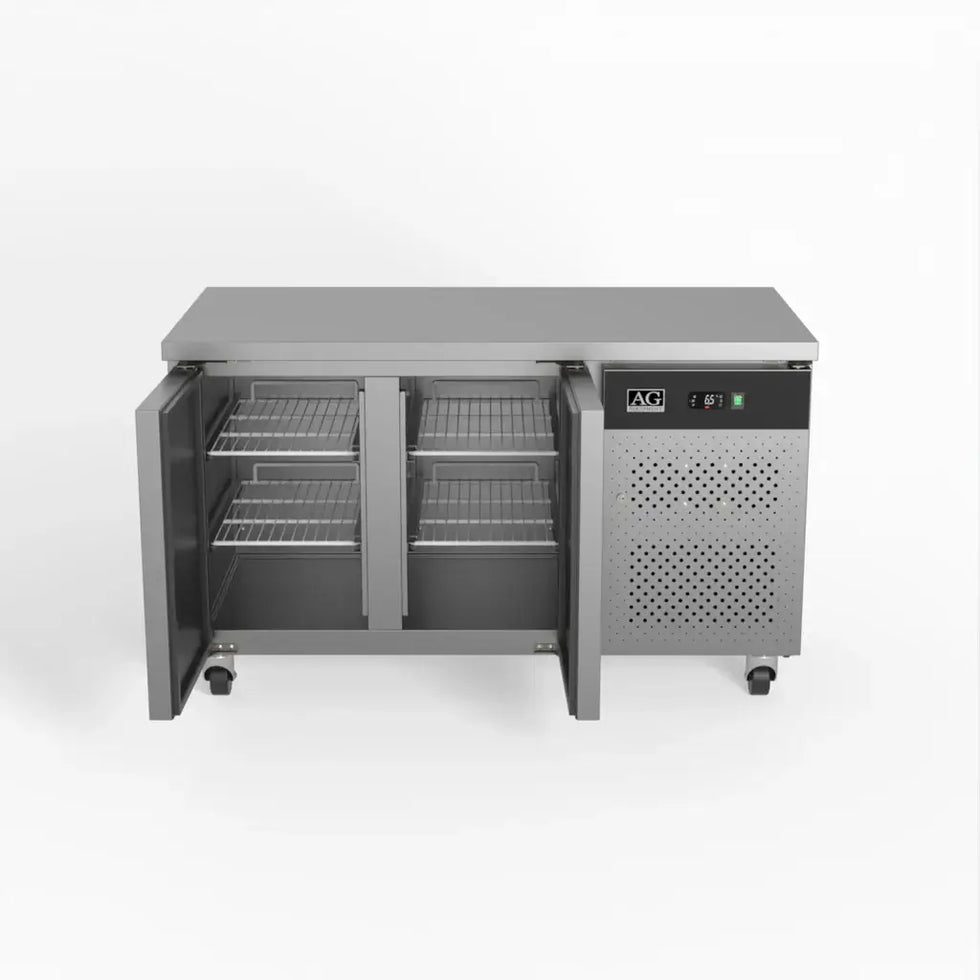 AG 2 Door Commercial Worktop Under Bench Freezer GNX2100BT