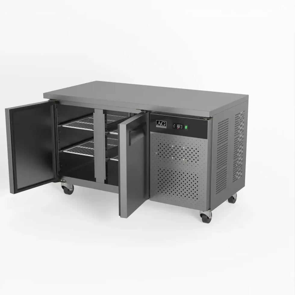 AG 2 Door Commercial Worktop Under Bench Freezer GNX2100BT