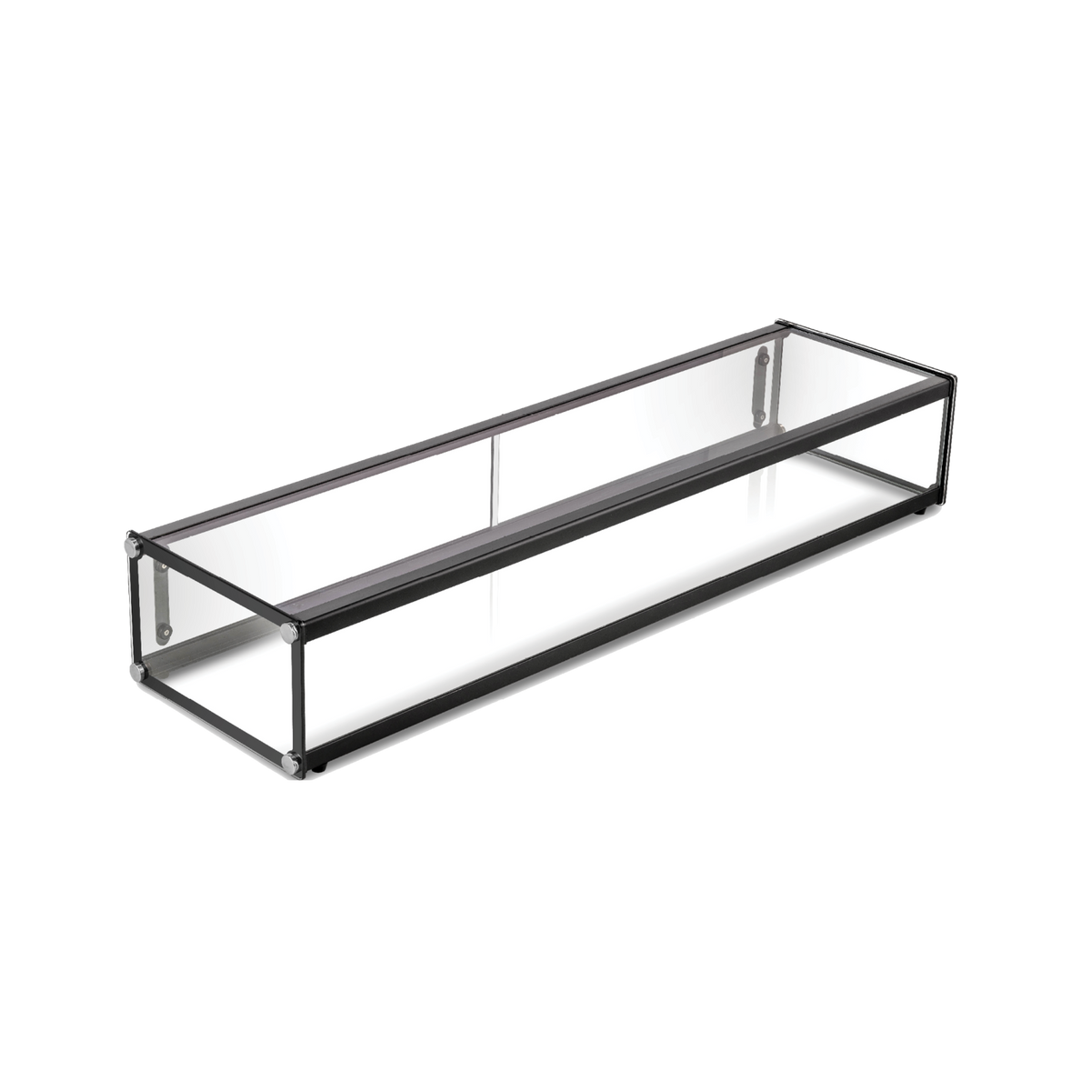 Exquisite Single Tier Flat Glass Ambient Cake Display - CD68