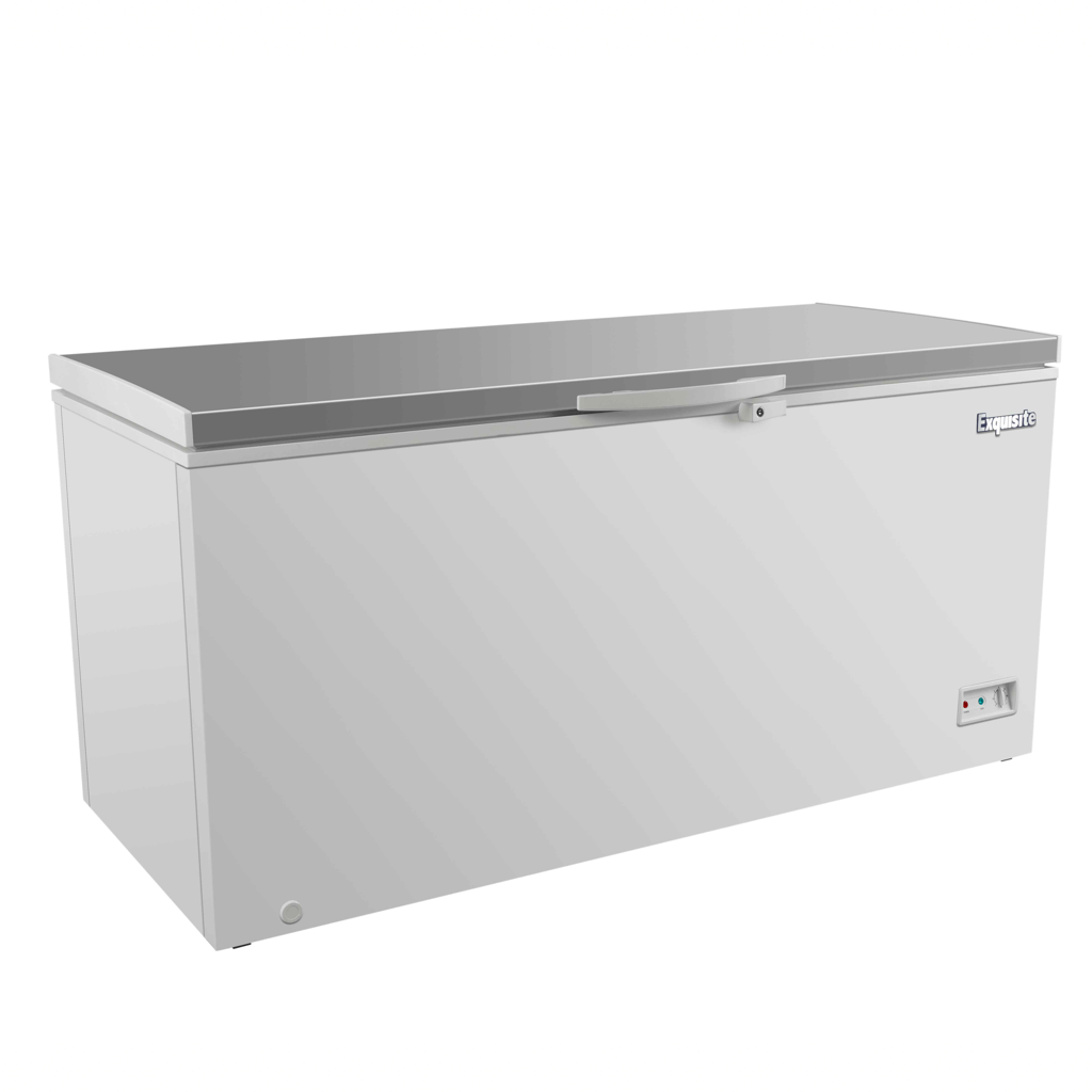 Exquisite 561L Stainless Steel Top Chest Freezer