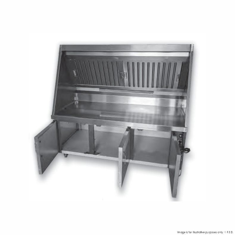 FED Range Hood and Workbench System HB1500-850
