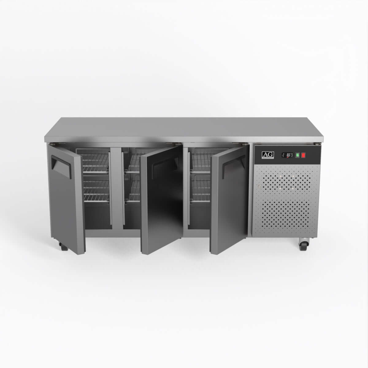 AG 3 Door Commercial Worktop Under Bench Freezer GNX3100BT