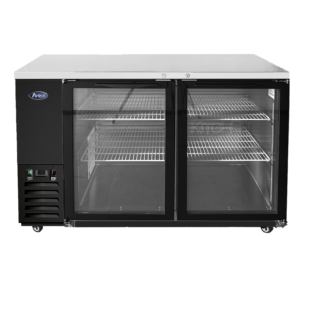 Atosa Refrigerated Back Bar Cooler with Glass Door MBB59