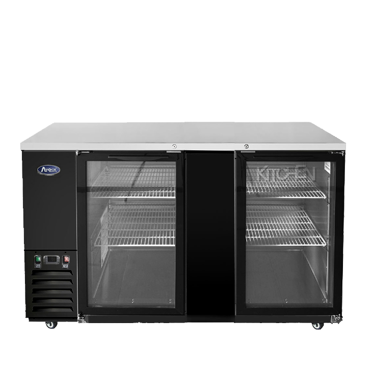 Atosa Refrigerated Back Bar Cooler with Glass Door MBB69