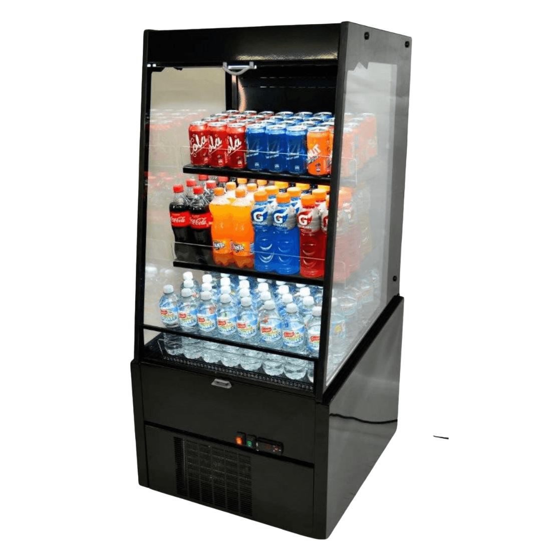 HUSSMANN Black Inside/Out Beverage Unit- SGN141S