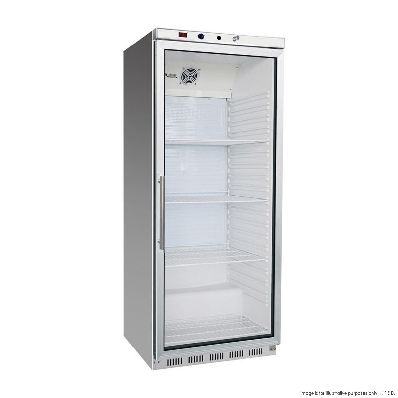 Ex-Showroom: Display Fridge with Glass Door HR600G S/S-QLD31