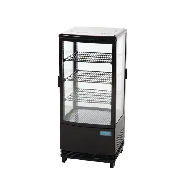 Energy Efficient Curved Door Display Fridge - 86Ltr