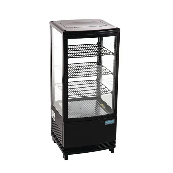 Energy Efficient Curved Door Display Fridge - 86Ltr