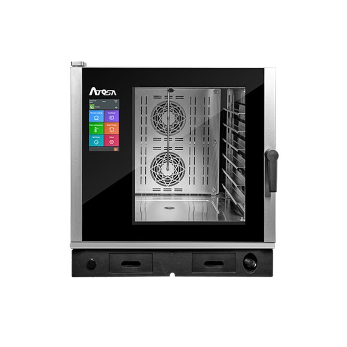 Atosa Electric Combi Oven for Gastronomy Use: 6 x GN 2/1 trays - EPC-0621E2