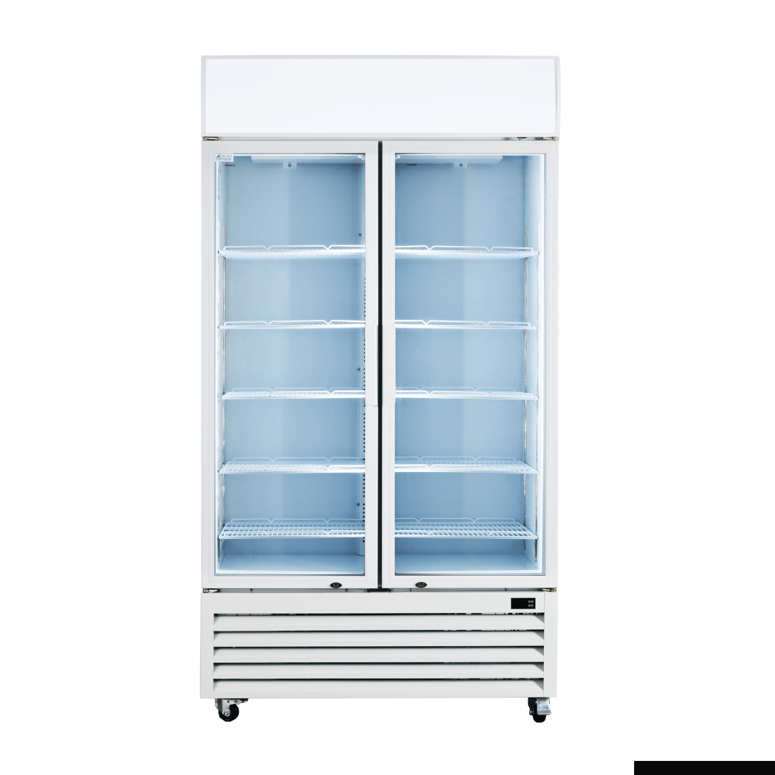Thermaster Upright Drink Fridge Large Two Glass Door LG-1000P