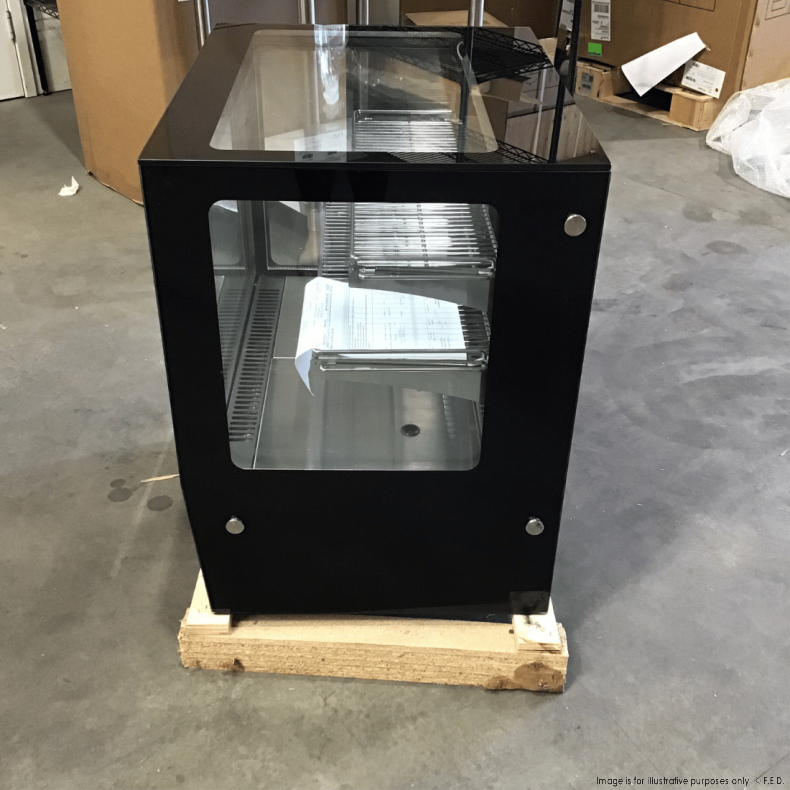 2NDs: Bonvue counter top square glass cold food display - GN-660RT-QLD