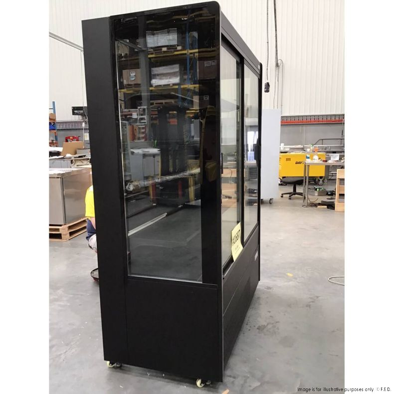 Ex-showroom: Bonvue 4 Shelves Open Chiller with Tempered Glass Doors O