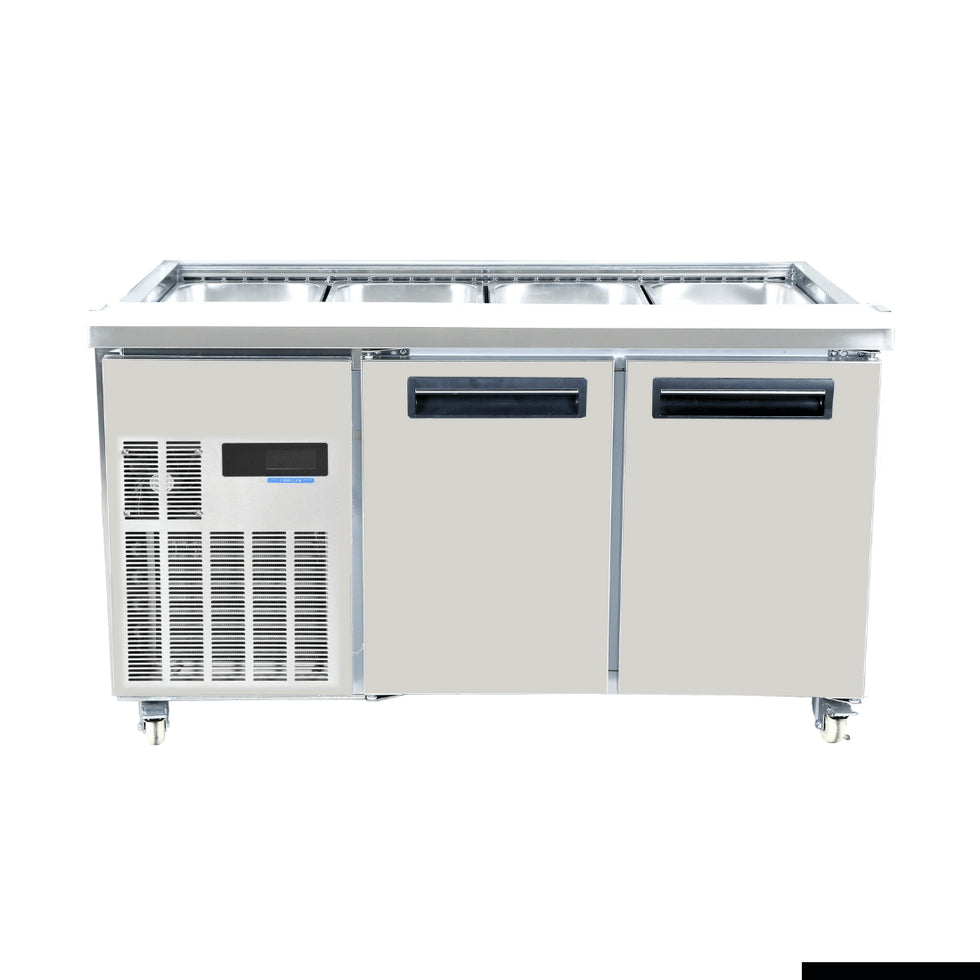 Thermaster Two Door Cold Bench Salad Station - 800L