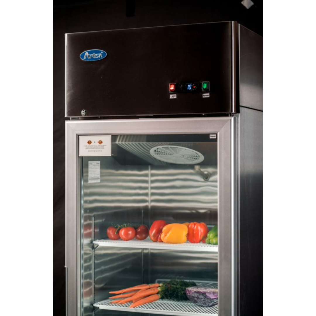 Atosa Single Glass Door Display Fridge - MCF8604