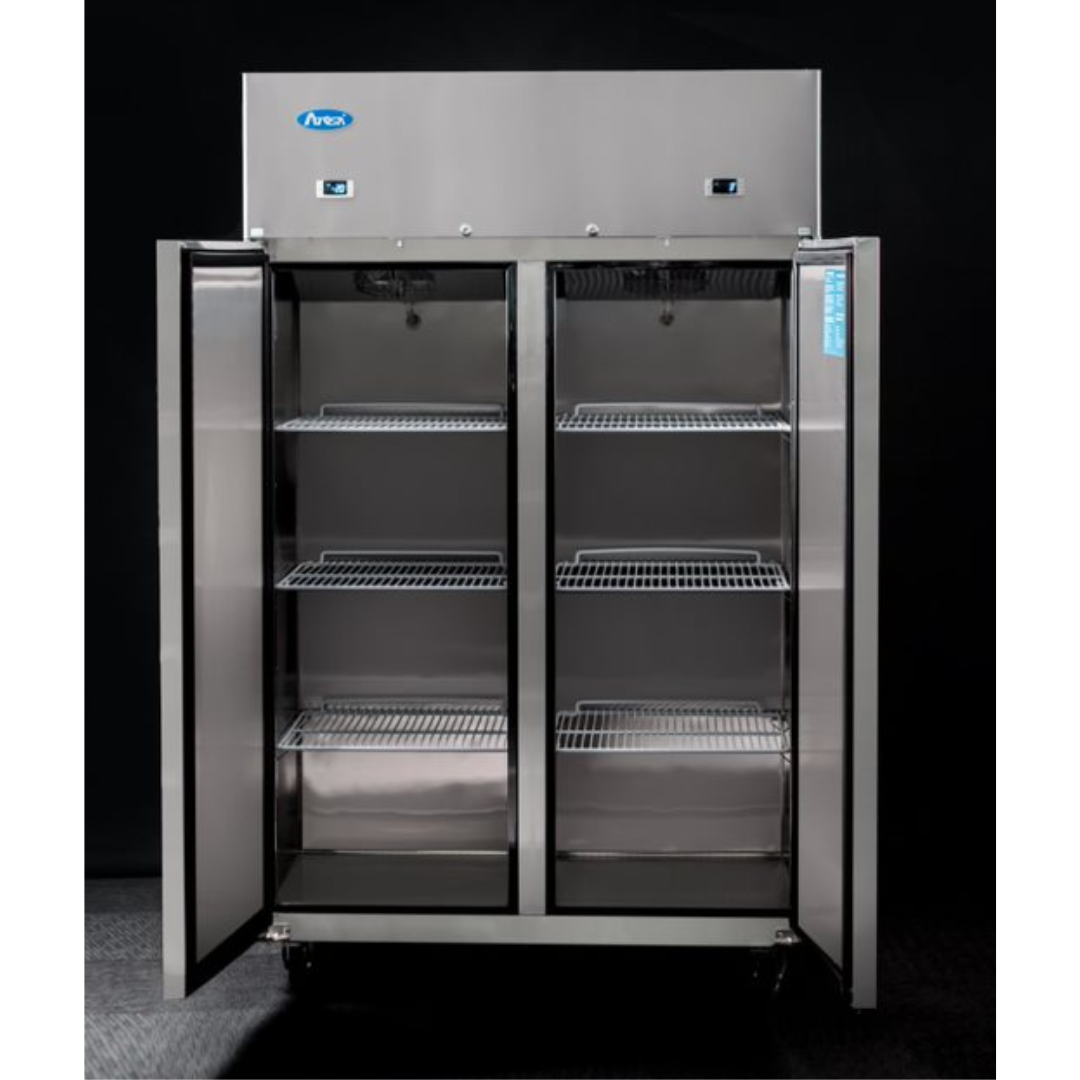 Atosa 2 Solid Door Dual Temp Fridge and Freezer - YBF9239