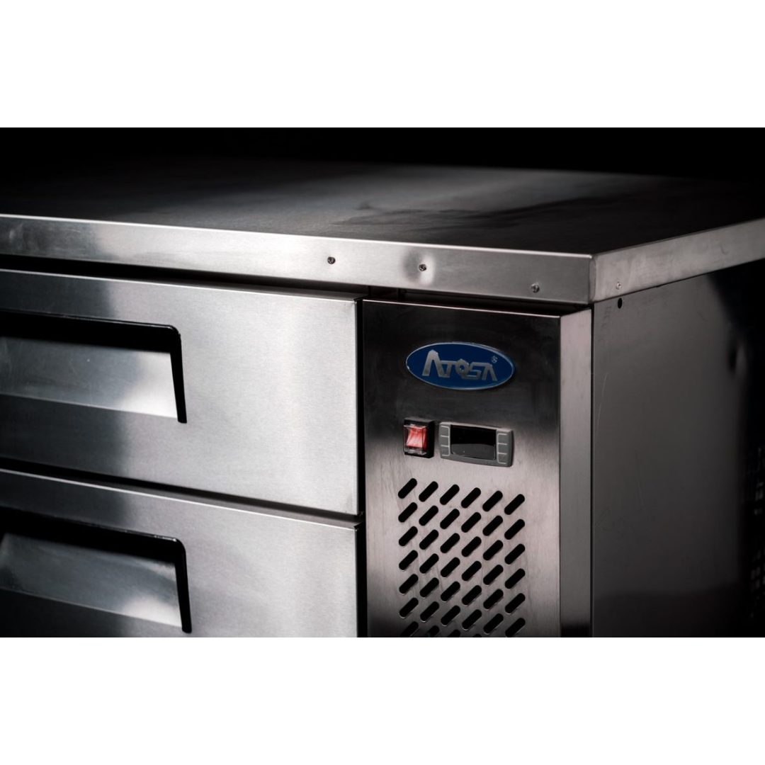 Atosa Low Base Chef's Table 4 Drawer Refrigerator 420L - MGF8453