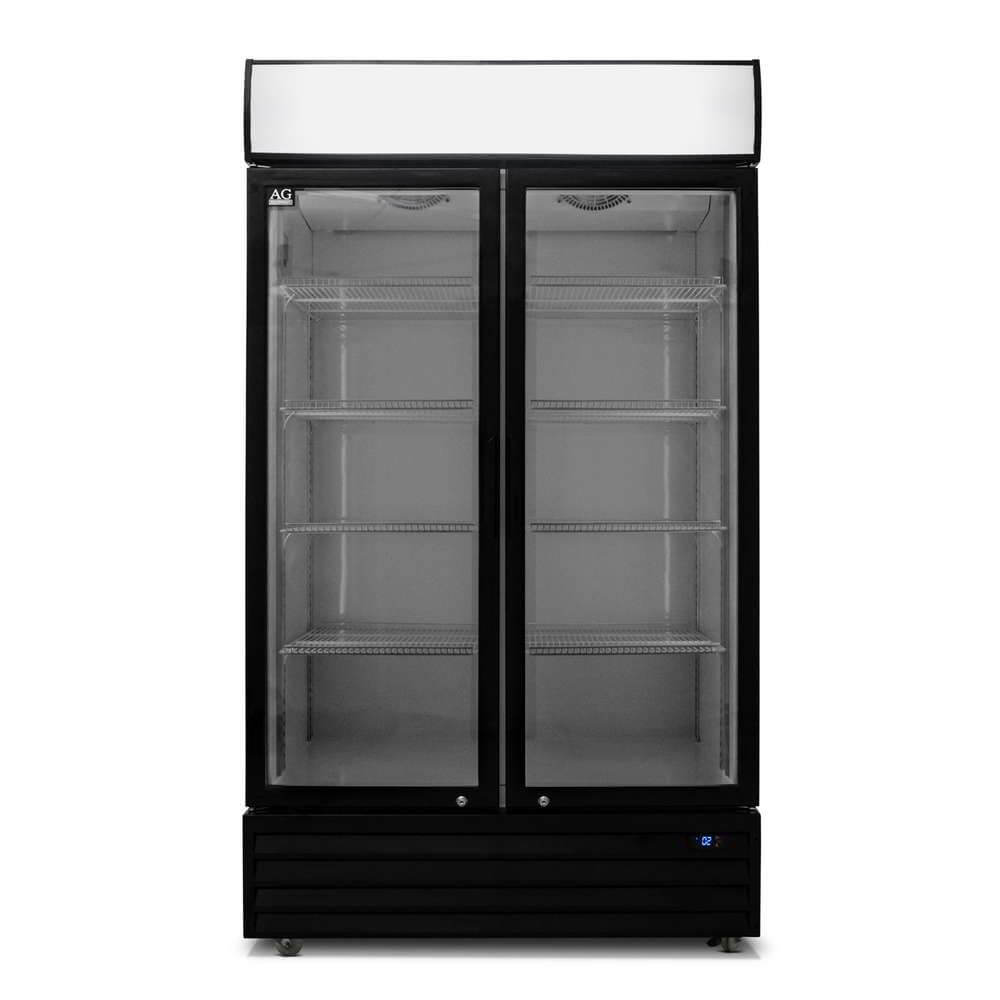 AG 800L Double Door Upright Display Fridge - Glass Door - CU800TNG ...