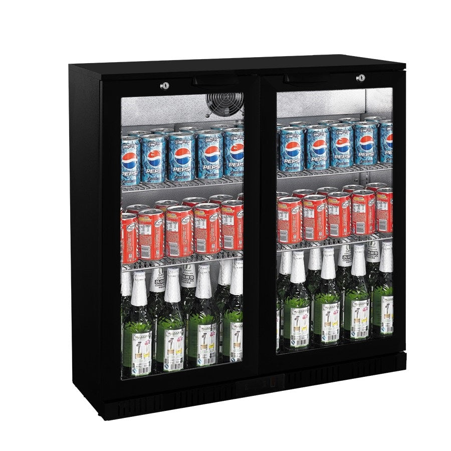 Thermaster Double Glass Door Super Market Fridge LG-1000BGBM