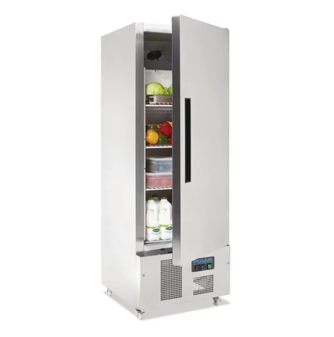 Polar G-Series Single Solid Door Slimline Upright Fridge 440Ltr - G590