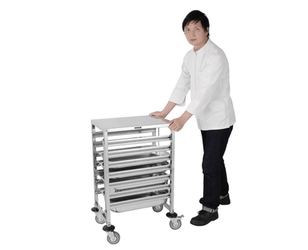 Vogue Gastronorm Racking Trolley 7 Level - GG498 – OzCoolers